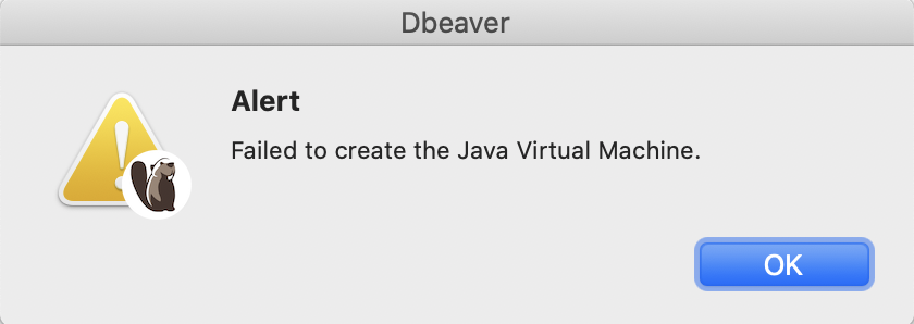 「Failed to create the Java Virtual Machine」となってDBeaverが起動出来ない時の対処法 | 趣味グラマのブログ